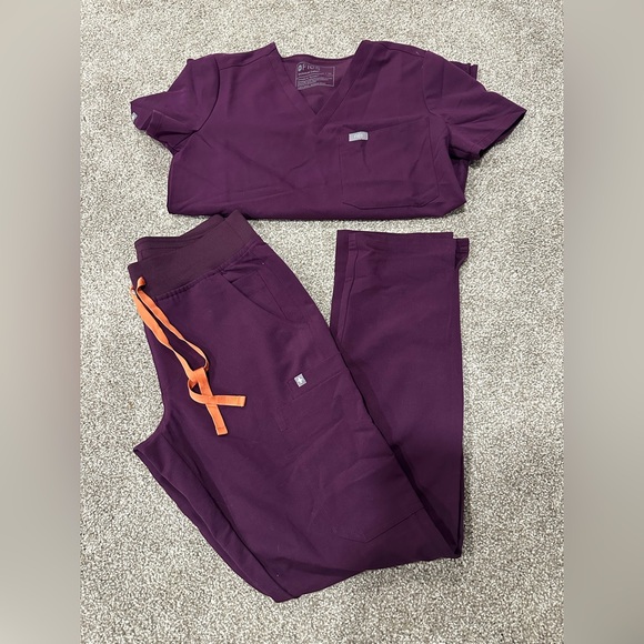 Figs | Pants & Jumpsuits | Figs Scrub Set Deep Purple Yola Pants ...
